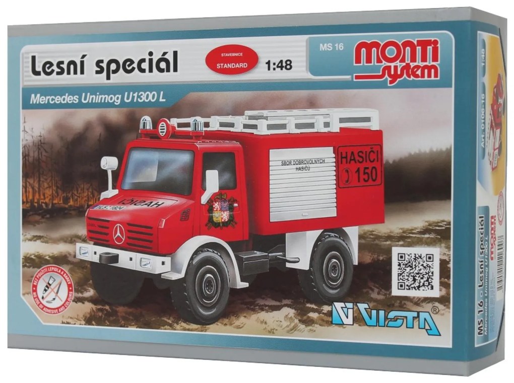 Stavebnice Monti System MS 16 Lesní speciál 1:48 v krabici 22x15x6cm