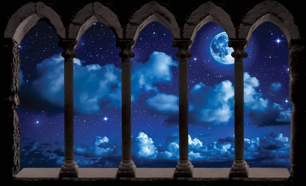 Fototapeta - Noční obloha (152,5x104 cm)