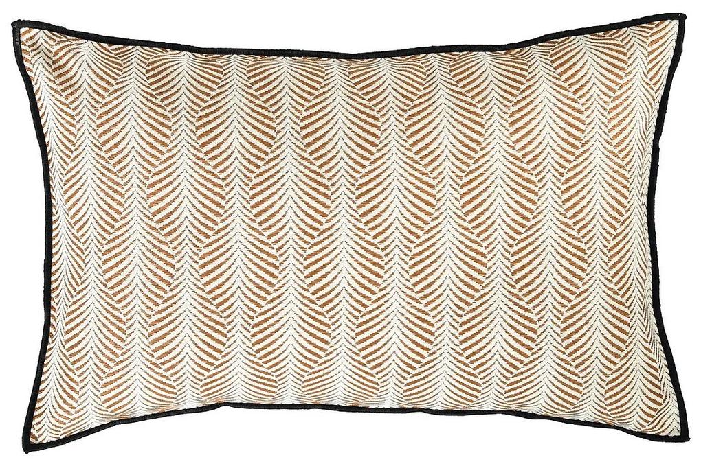 Dekorační polštář CAORI 60 x 40 cm, sepia