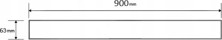 Mexen Flat M15 kryt maska na lineární odtok 90 cm, zlatý kartáčovaný - 1A24090