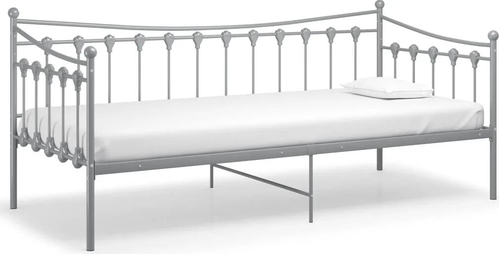vidaXL Rám postele/pohovky kovový 90 x 200 cm [324757] Barva: Bílá