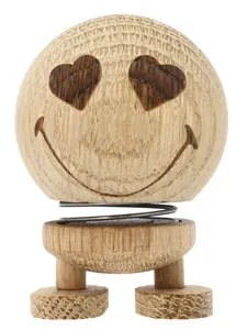 Figurka Soška Hoptimist  Smiley Love S Neopracovaný dub