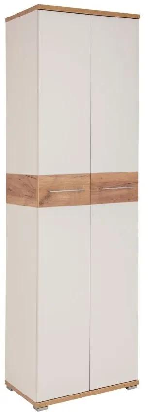 OnaDnes -20% Přírodní dřevěná skříň GEMA Torax 199 x 59 cm