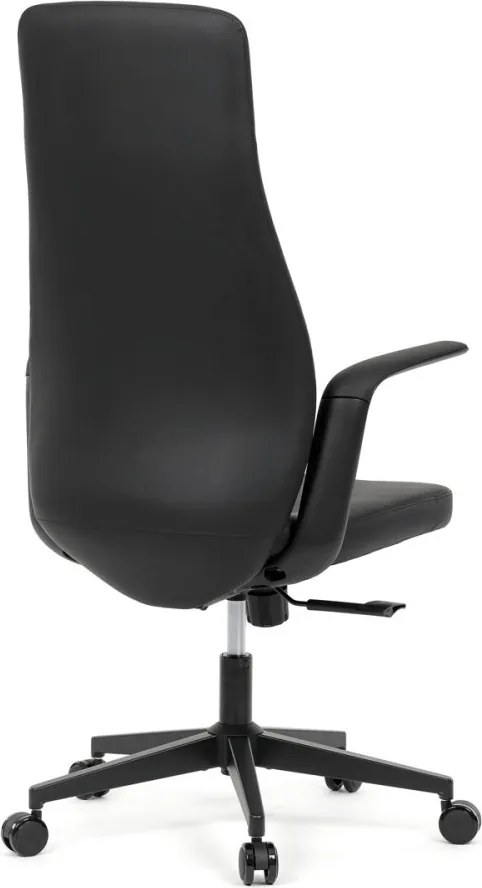 Kancelářské křeslo KA-T8325 BK, synchronní mechanismus, černá ekokůže (66 x 62) cm