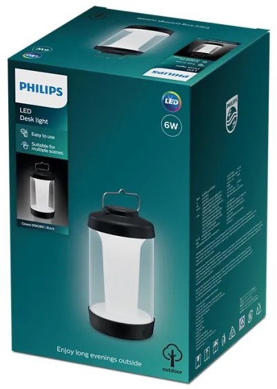 Philips - LED Stmívatelná přenosná lampa CICERO LED/6W/5V 4000 mAh IP54