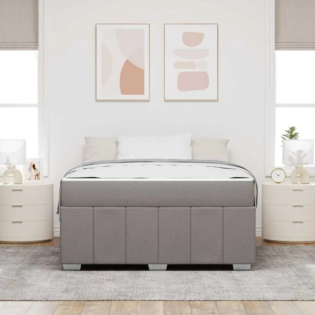 Rám postele Taupe 160 x 200 cm textil 3398297