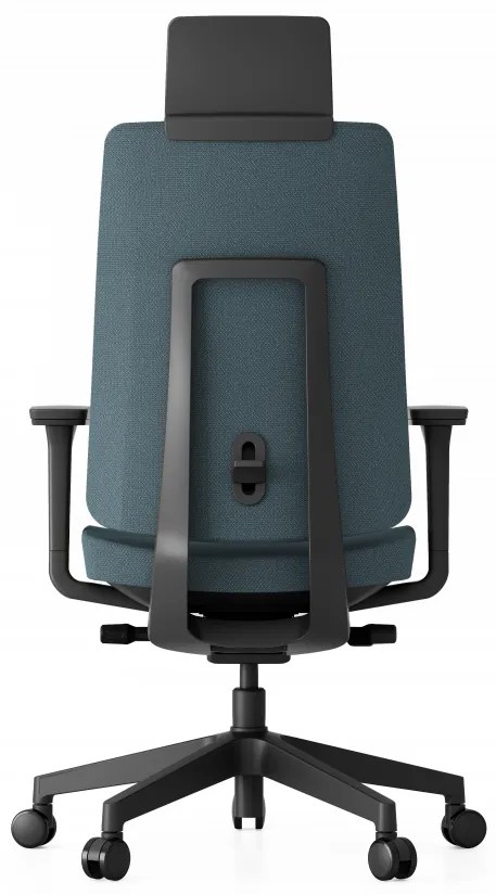 Office Pro Kancelářská ergonomická židle K50 — černá Modrá