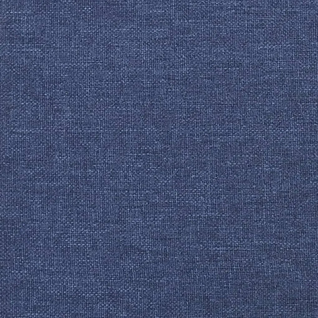 Rám postele s čelem modrý 140x190 cm textil,  3125217