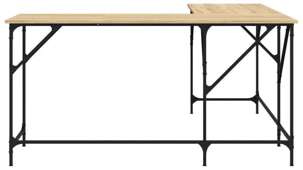 Petromila Psací stůl dub sonoma 149 x 149 x 75 cm kompozitní dřevo