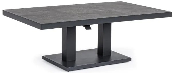 BIZZOTTO Zahradní stůl TRUMAN 140x85 cm antracit 0663156