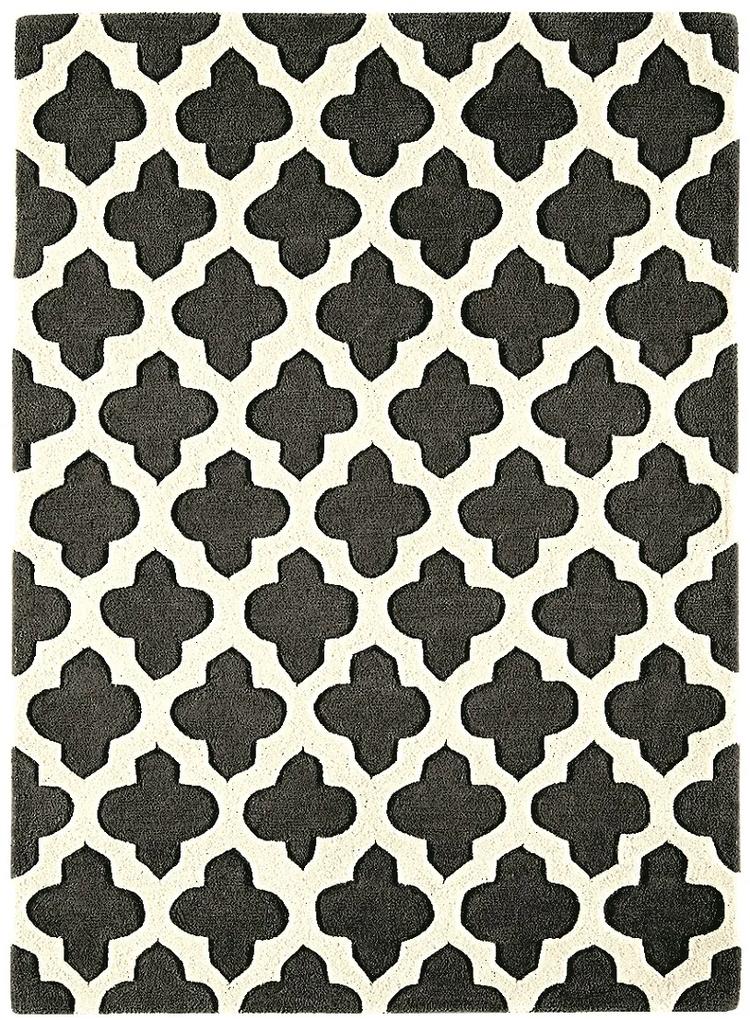 Bighome - Artisan koberec 120x170cm - tmavošedá 02
