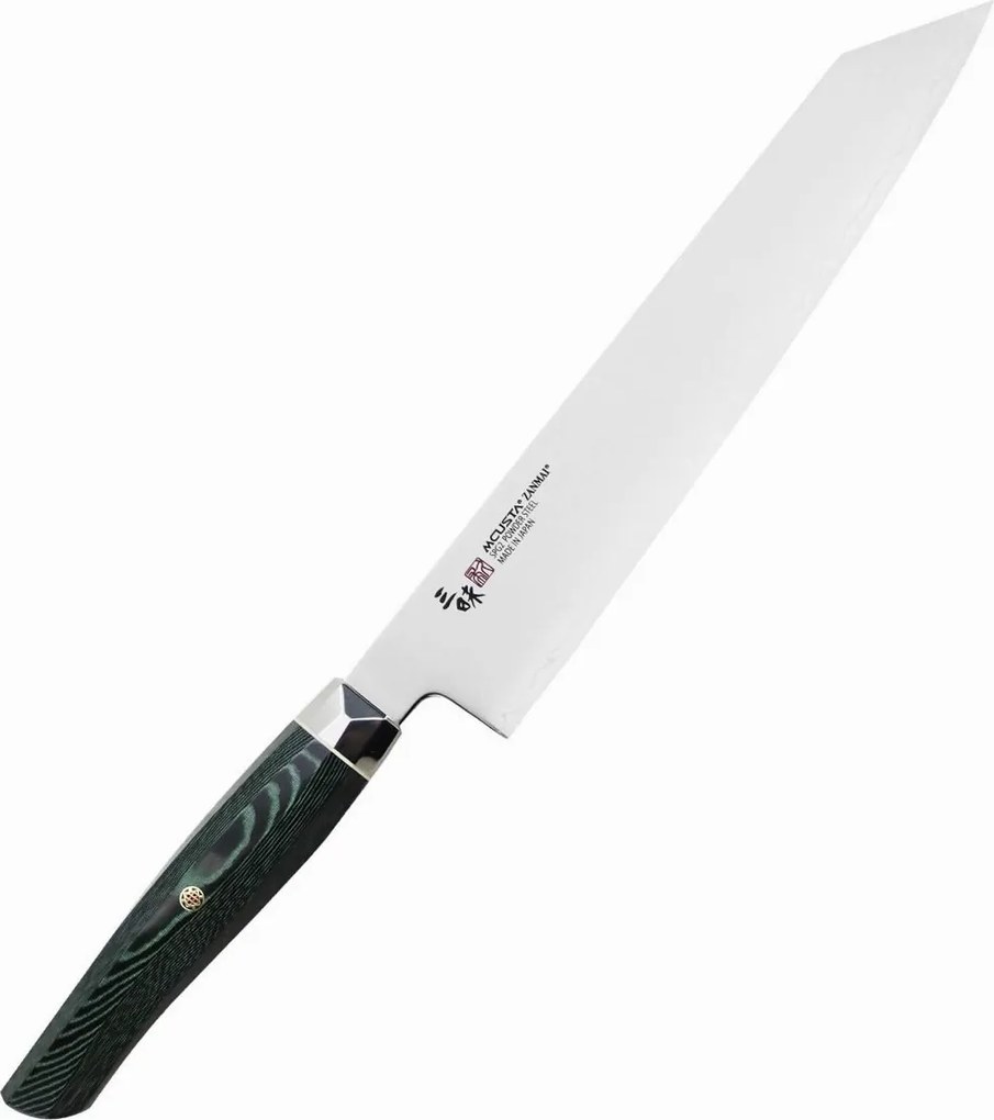 Mcusta Zanmai Green Revolution SPG2 Nůž Kiritsuke Gyuto 23 cm