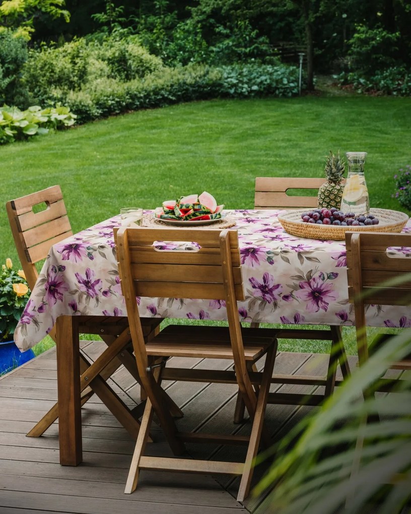 ZAHRADNÍ VODĚODOLNÝ BĚHOUN NA STŮL GARDEN 40X140 CM KVĚTY
