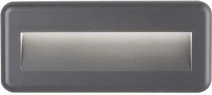 NV 812102 Venkovní nástěnné svítidlo PULSAR tmavě šedý ABS LED 4W 3000K 220-220V 38st. IP54 - NOVA LUCE