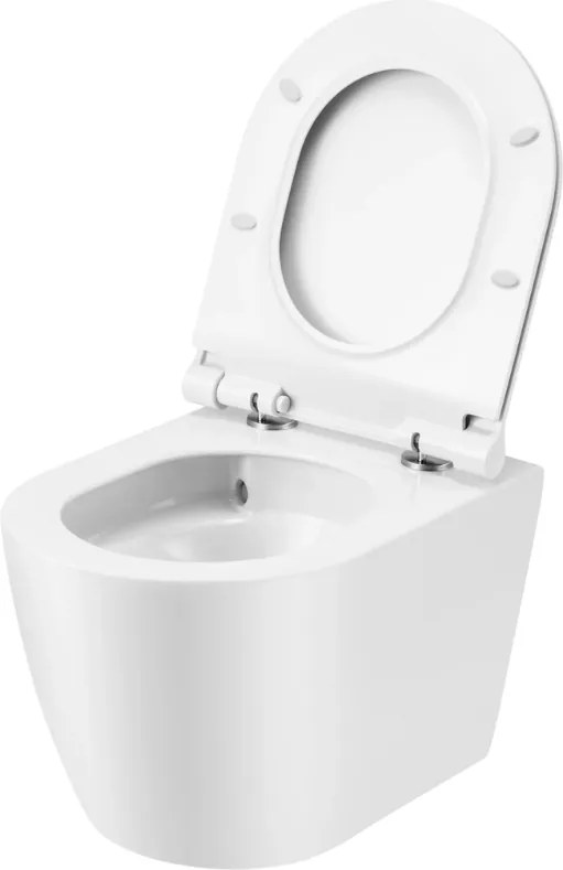 UPTrend Závěsný WC komplet bez příruby LOANO VORTEX TR2241 včetně Soft-Close sedátka, bílá lesk
