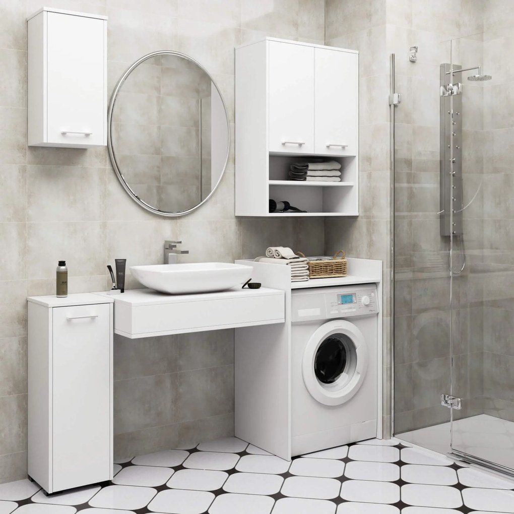 Závěsná koupelnová skříňka Fin W64 64 cm - výběr z 7 provedení