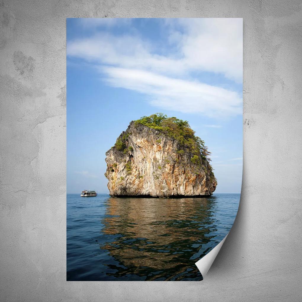 Plakát - Kamenný ostrov (80x120 cm) - PopyDesign