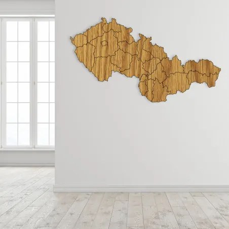 Puzzle mapa České a Slovenské republiky, Československo | SENTOP HDF-M011