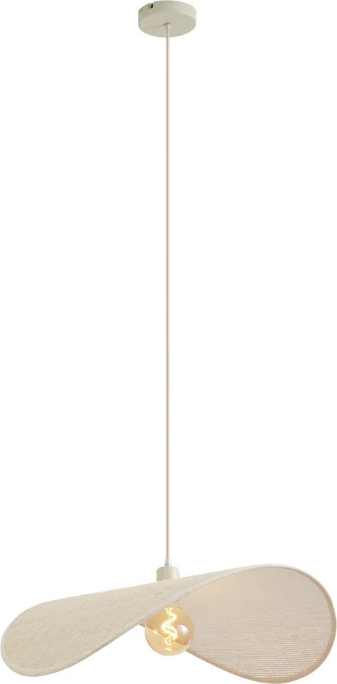 Moderní závěsná lampa béžová 65 cm - Hat