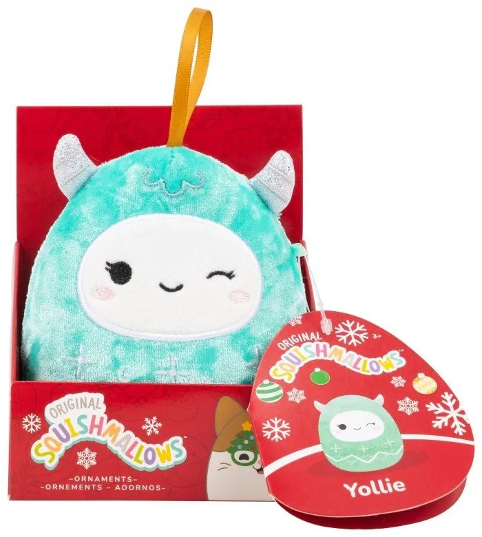 Textilní vánoční ozdoba 10 cm Yollie – SQUISHMALLOWS