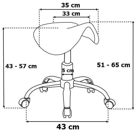 Pracovní židle STRATUM černá