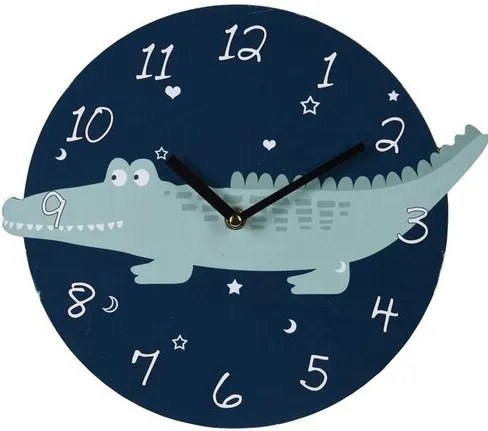 Koopman Nástěnné hodiny Krokodýl, pr. 28 cm