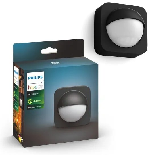 Philips hue smart accessory 8719514342262 venkovní pohybový senzor 2xaa | ip54 - černá