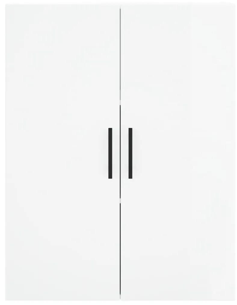 Skříň highboard lesklá bílá 69,5 x 34 x 180 cm kompozitní dřevo,  3196093