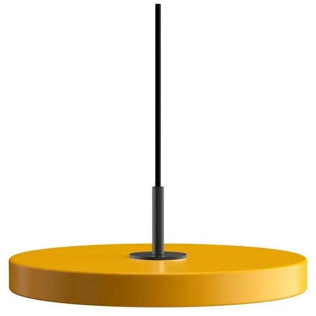 Okrově žluté LED závěsné svítidlo s kovovým stínidlem ø 31 cm Asteria Mini – UMAGE