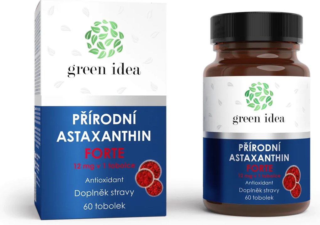 Green idea Astaxanthin forte 12 mg - tobolky