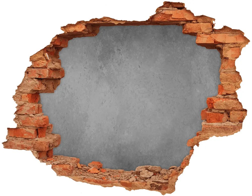 Wallmuralia Díra 3D fototapeta nálepka Betonové pozadí 90x70 cm