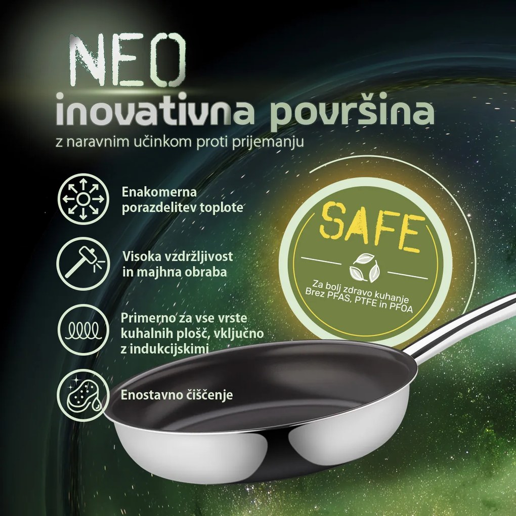 Pánev Ø 24 cm – Orion Expert Neo Multi-Layer Lunasol - 601402