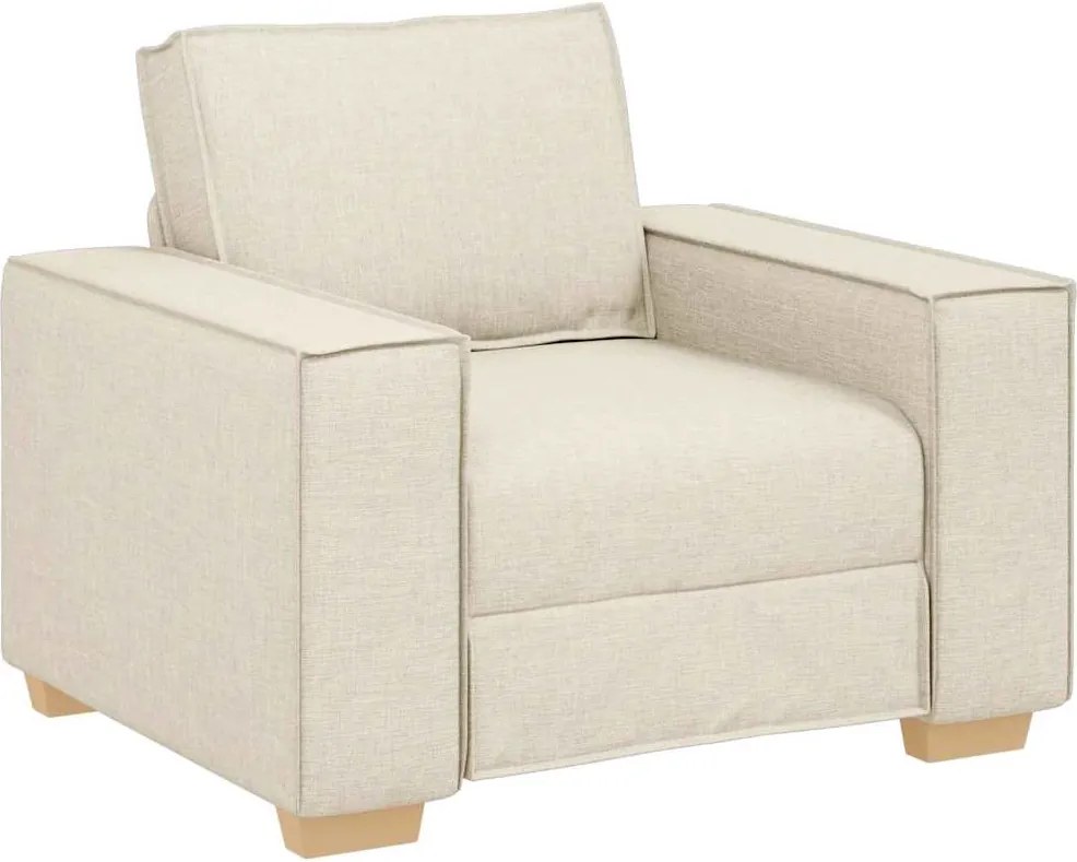 Set pohovek 3 ks Béžová Lněná směs 3324604