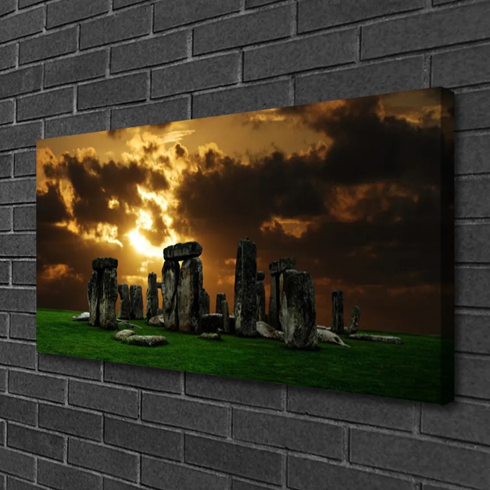 Obraz na plátně Kameny Krajina 100x50 cm