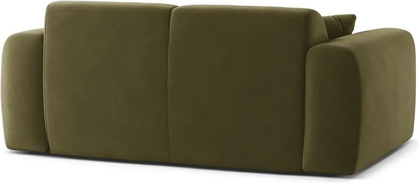 Khaki sametová pohovka 170 cm Molino – Micadoni