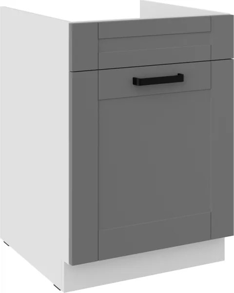 Kuchyňská skříňka LUNA 60 ZL 1S BB korpus: dub artisan, barva dvířek: bílá