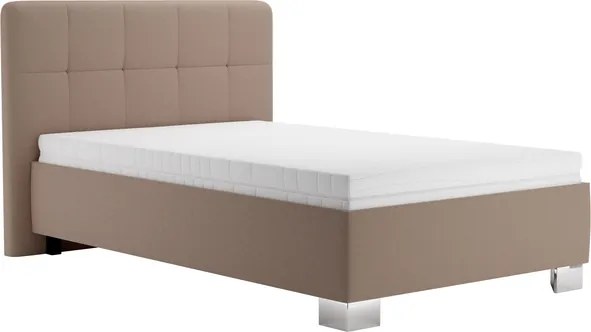 BLANÁŘ Postel Kelvin 120x200 světle hnědá