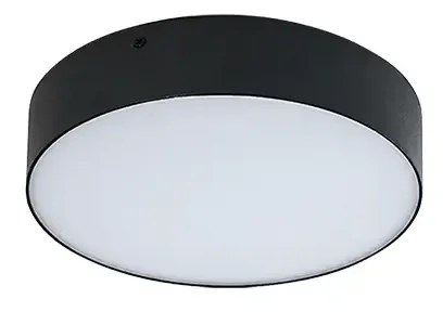 Moderní LED stropní svítidlo Monza II R 30 4000K černé