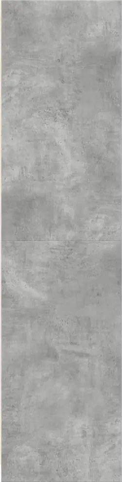 Šatní skříň betonově šedá 30 x 50 x 200 cm kompozitní dřevo 3307705