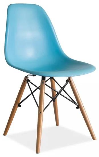 Jídelní židle Enzo světle modrá