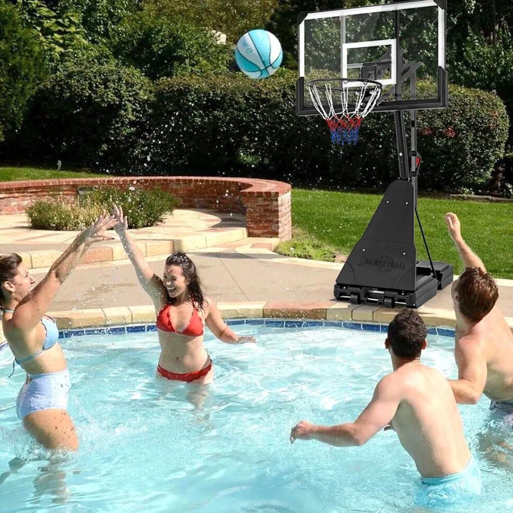 Costway Basketbalový stojan 150-305 cm výškově nastavitelný basketbalový koš