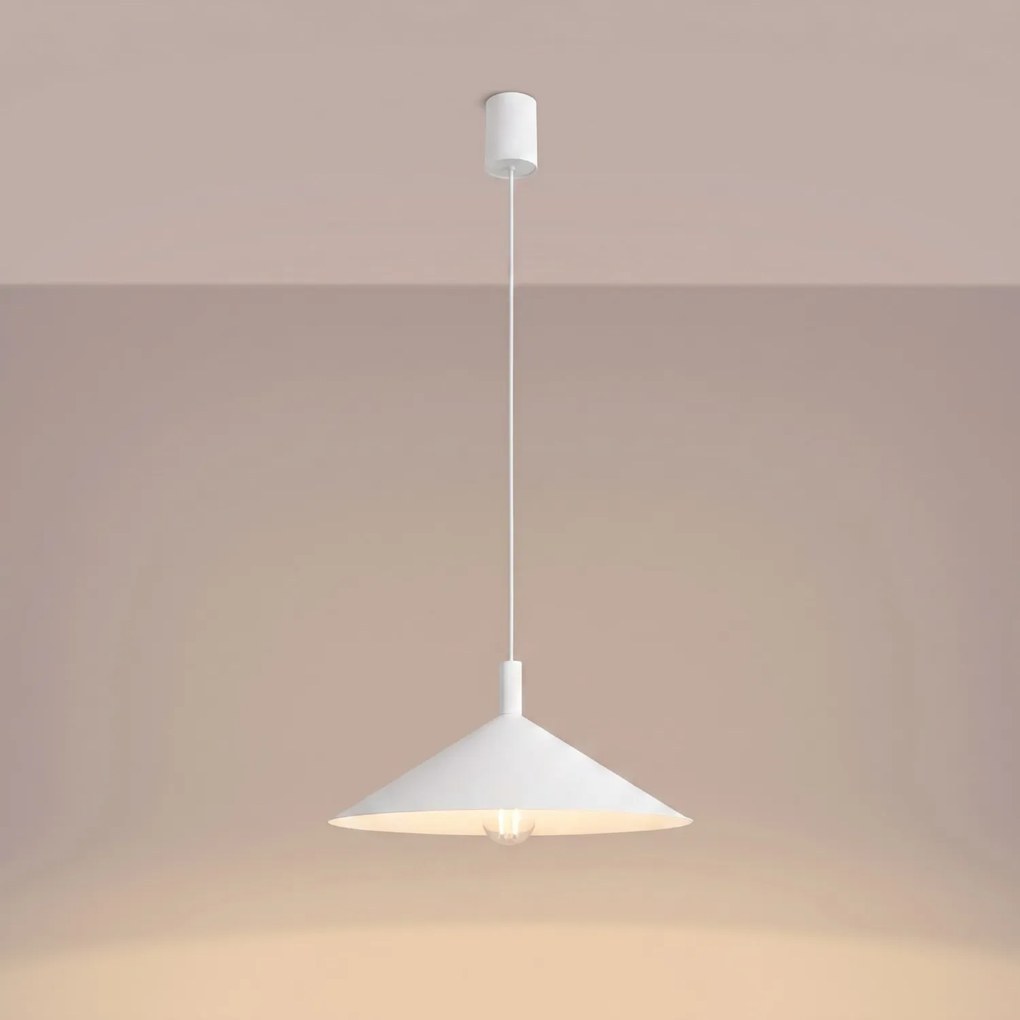 Sollux Lighting Závěsné svítidlo NOX 40 bílé