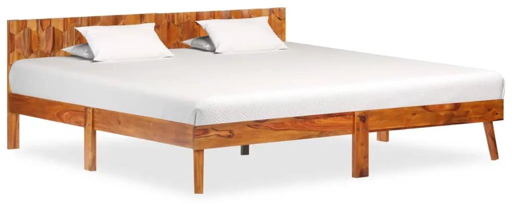 288448 vidaXL Rám postele masivní sheeshamové dřevo 180 x 200 cm