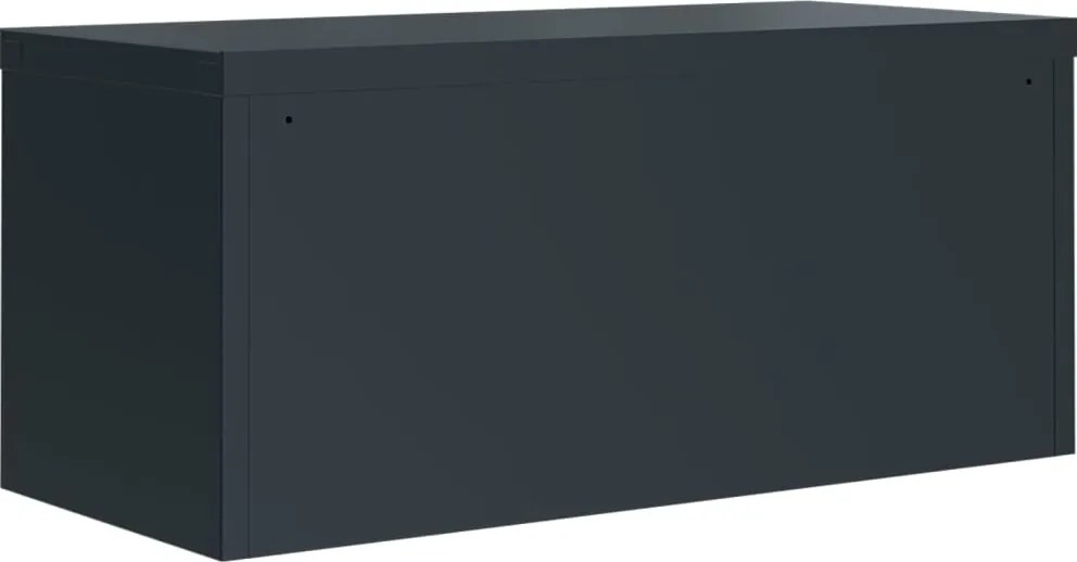 Kartotéka antracitová 90 x 40 x 130 cm ocel 3188329