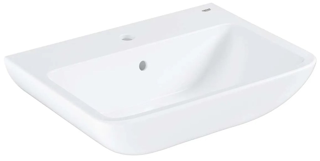 Grohe Start Edge - Umyvadlo 60x45 cm, s přepadem, otvor pro baterii, alpská bílá 39950000