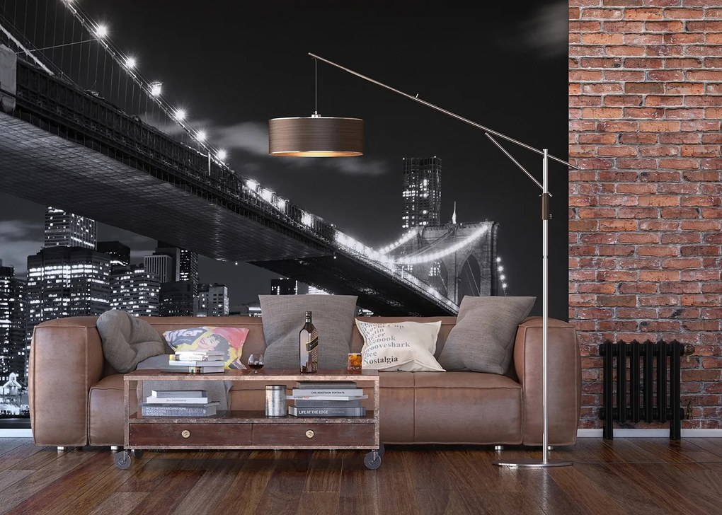 Fototapeta na zed' Noční Brooklynský Most | 360 x 254 cm | DFTS1305