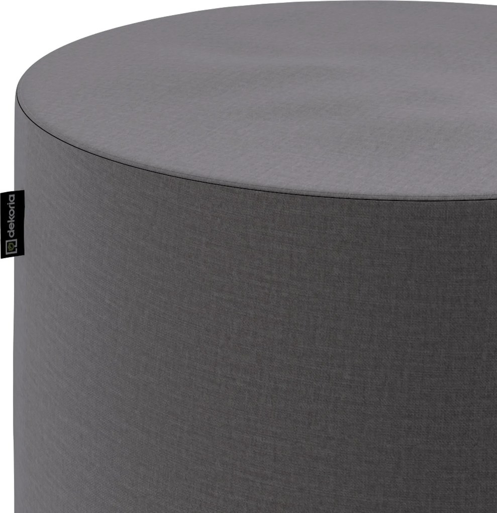 Sedák Barrel- válec pevný barva hnědá látka sametová