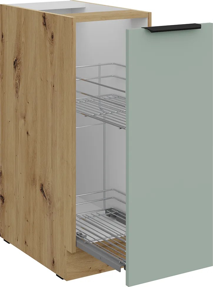 ARIA st | dolní skříňka 30 D CARGO s výsuvnou drátěnou policí | 30 cm | artisan/aquamarine