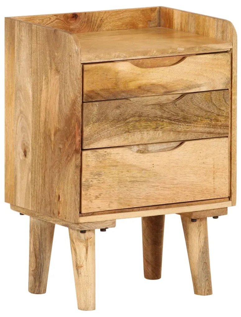 246788 vidaXL Noční stolek z masivního mangovníkového dřeva 40 x 30 x 59,5 cm