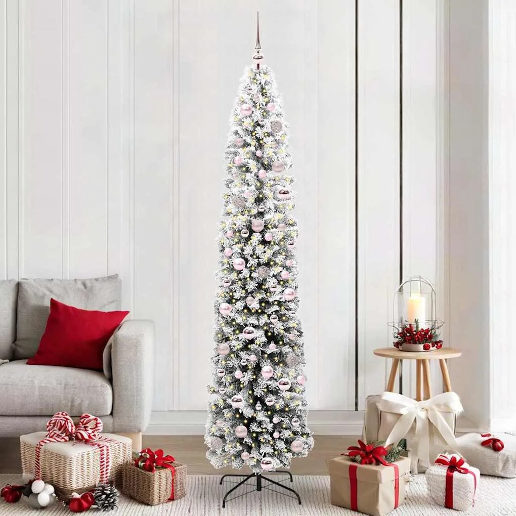 Umělý vánoční stromeček Zelená 210 cm PVC, ocel a plast 3395033